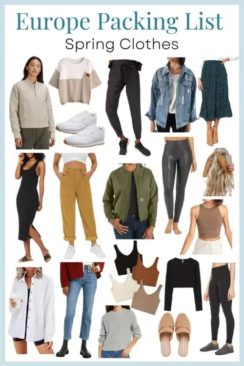 What to Pack for Spring in Europe: A Complete Packing List and Outfit ...