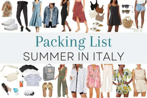 Italy Packing List: What to Pack for Summer in Italy - The Jet Lag Journey