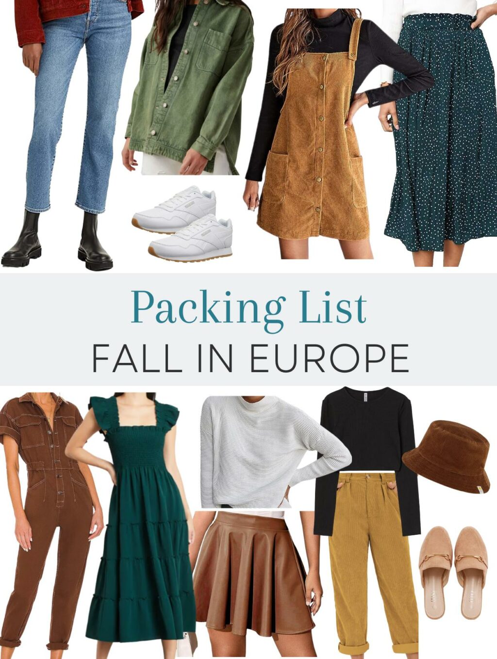 What to Pack for Spring in Europe: A Complete Packing List and Outfit ...
