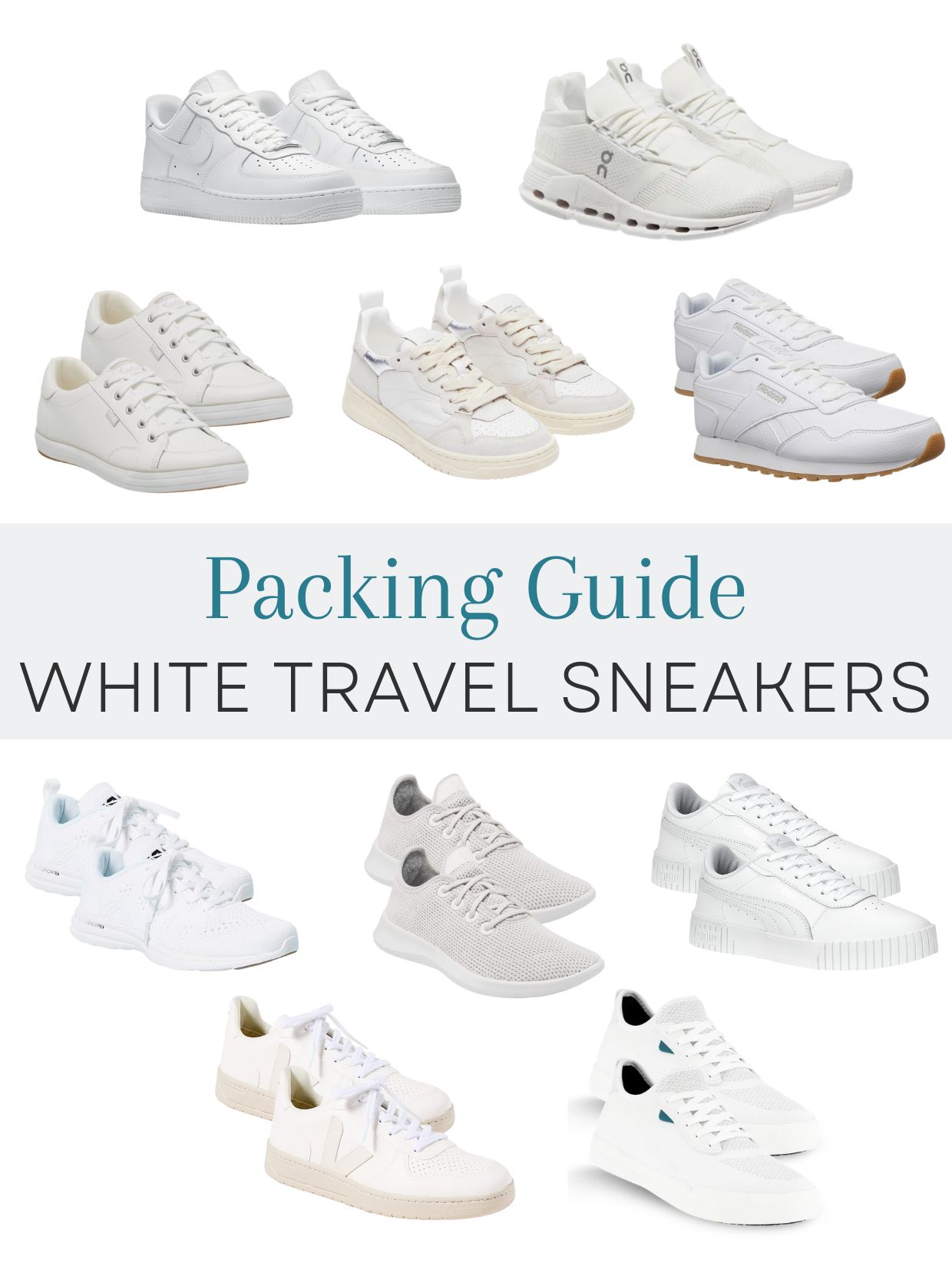 11 Best White Sneakers for Travel: Be Comfortable, Stylish and ...